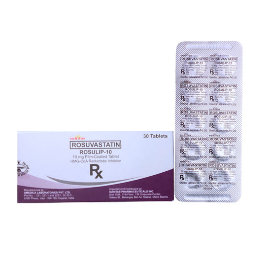 ATHERO Rosuvastatin 10mg Tablet x 1 – XalMeds