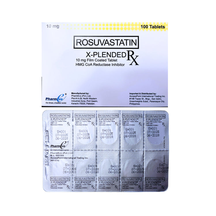 ATHERO Rosuvastatin 10mg Tablet x 1 – XalMeds